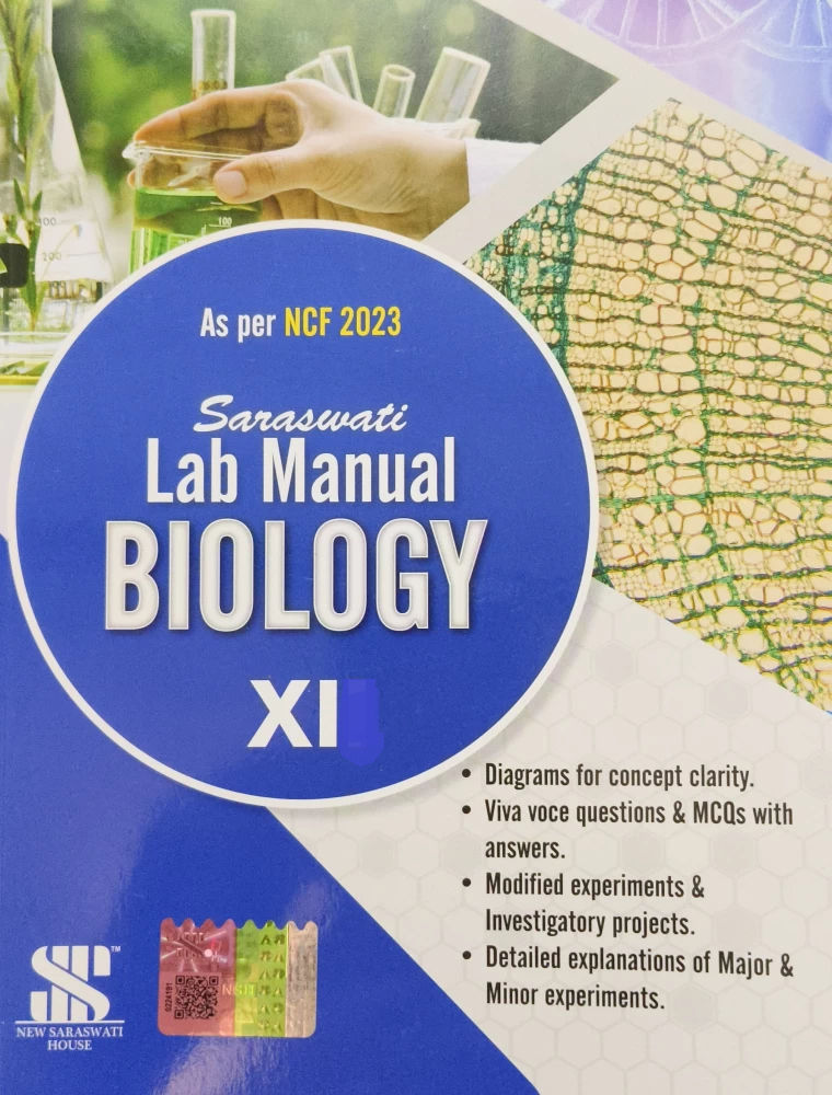 Saraswati Lab Manual Biology (Class 11th) - F Store - Online store for ...