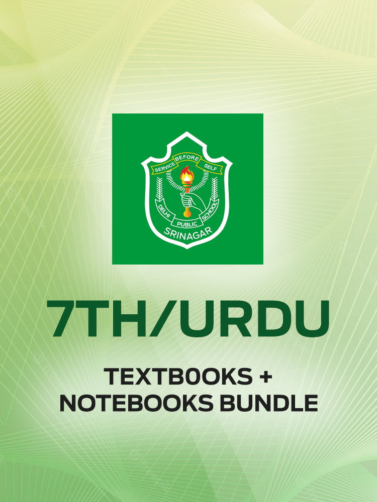 7th/Urdu Bundle – Textbooks + Notebooks + Cover – DPS Srinagar - F ...