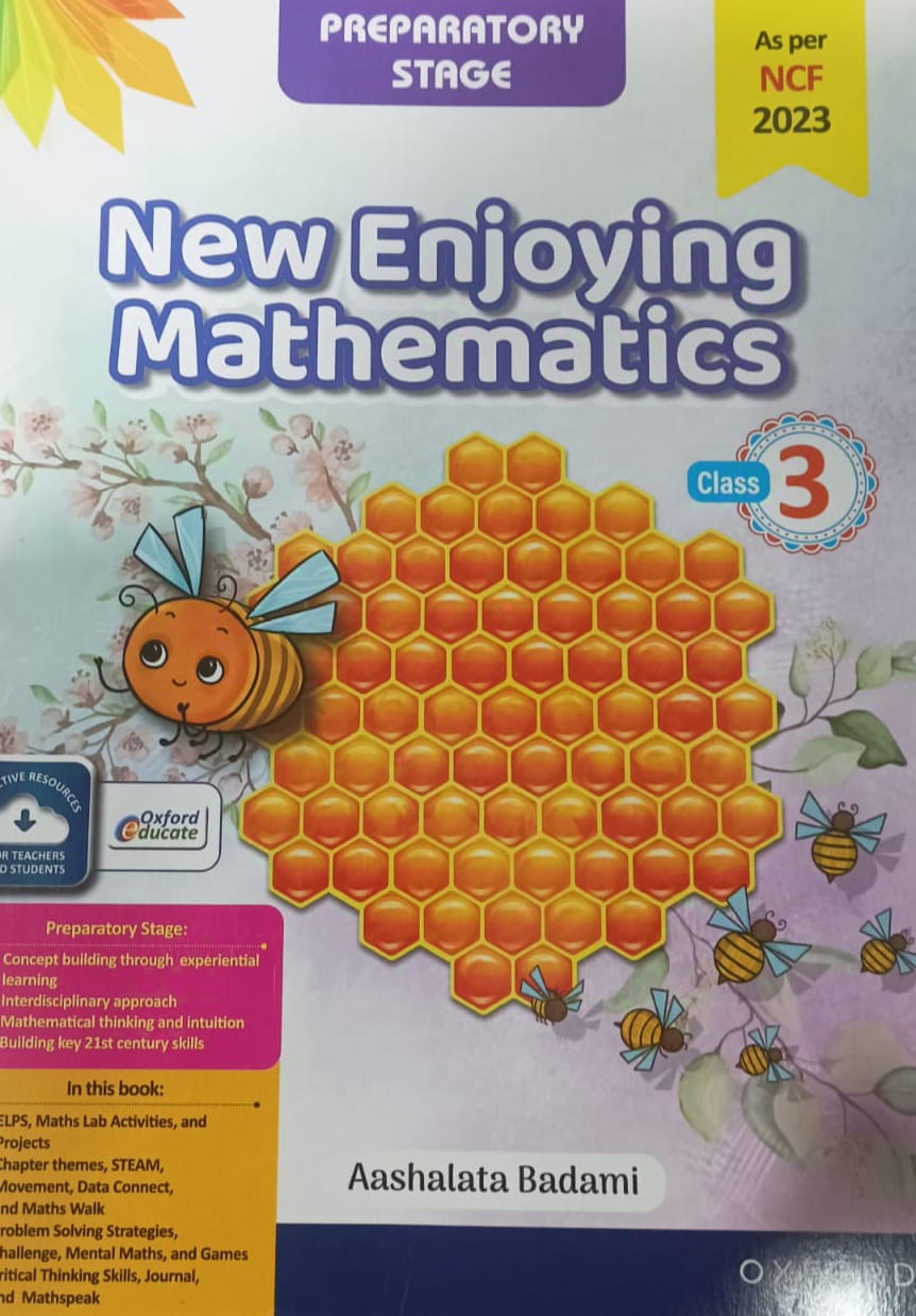 New Enjoying Mathematics 3 - F Store - Online store for school books, stationery & uniforms in J&K